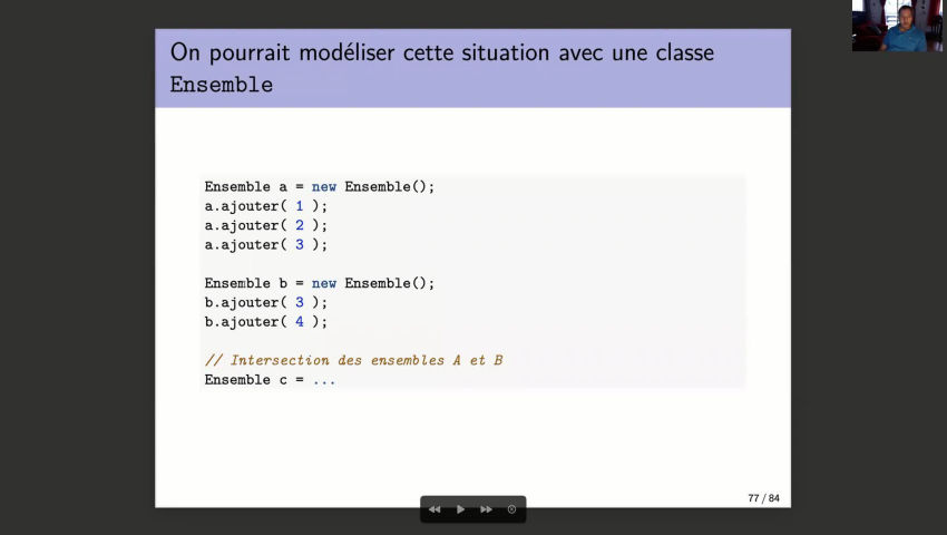 Module 2A. POO.06 Attributs et méthodes statiques - Peertube du DIRO